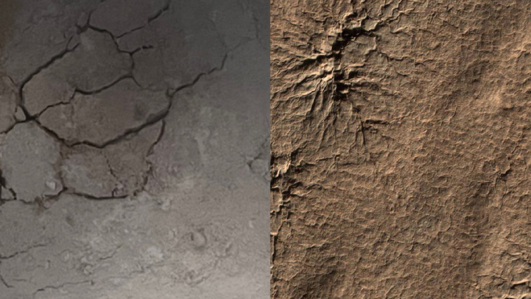 Martian geologic “spiders” recreated on Earth, confirming models for ...